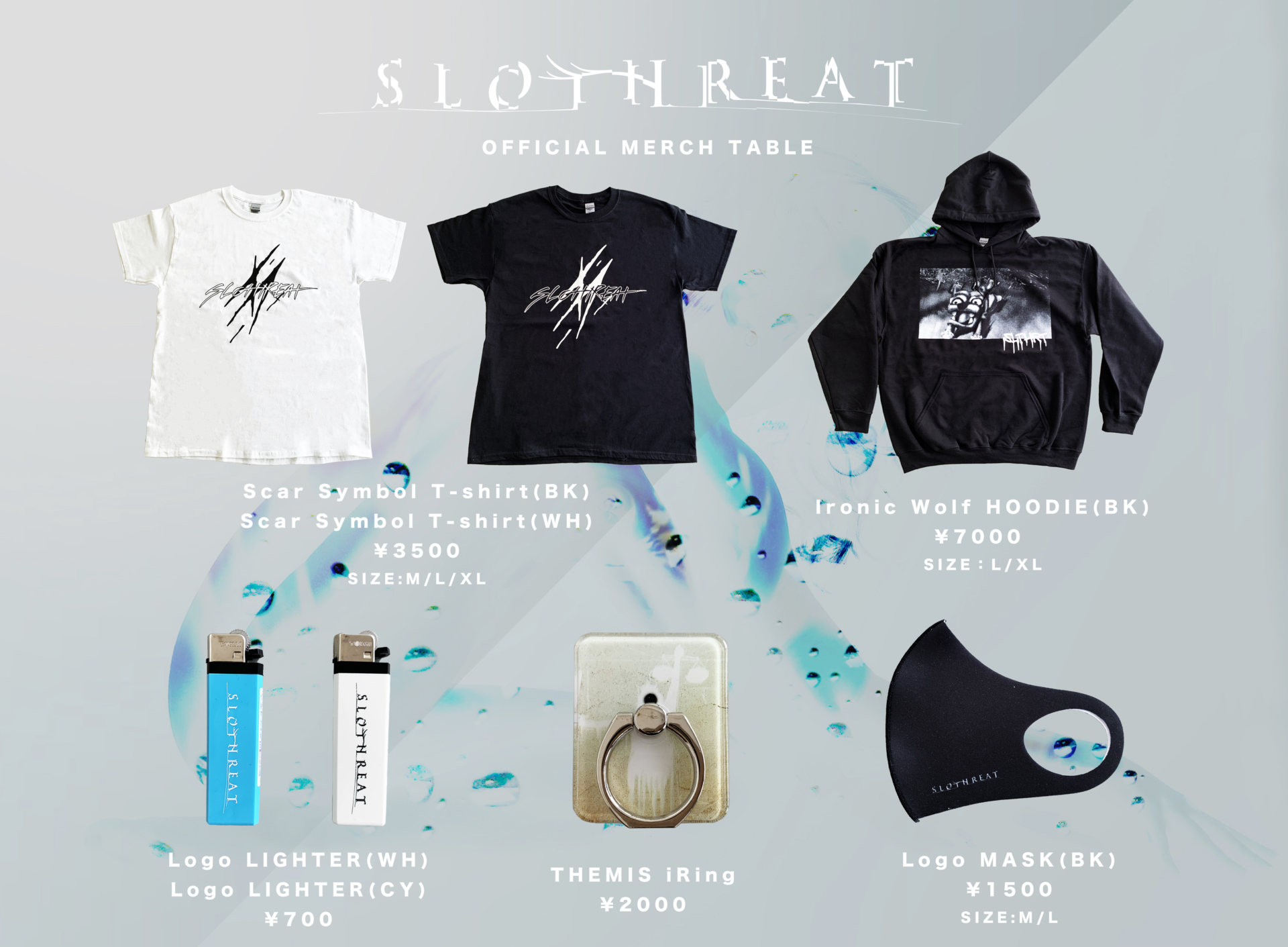 11/7「PATH OF RIGHTEOUSNESS DAY1」MERCH TABLE公開＆本日19時「Ironic Wolf HOODIE ...